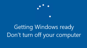 Windows Stucks at 'Getting Windows Ready, Don’t Turn Off Computer ...