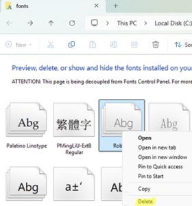 How to Add or Delete Fonts in Windows 11/10 | Windows OS Hub