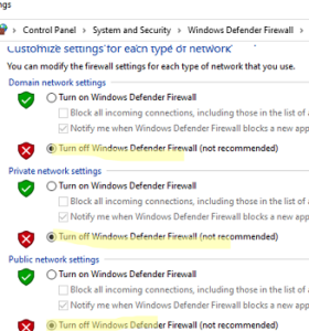 How to Enable or Disable Windows Defender Firewall | Windows OS Hub
